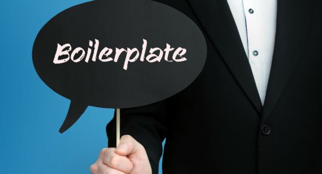 Boilerplate - Definition » Wiki | reputativ